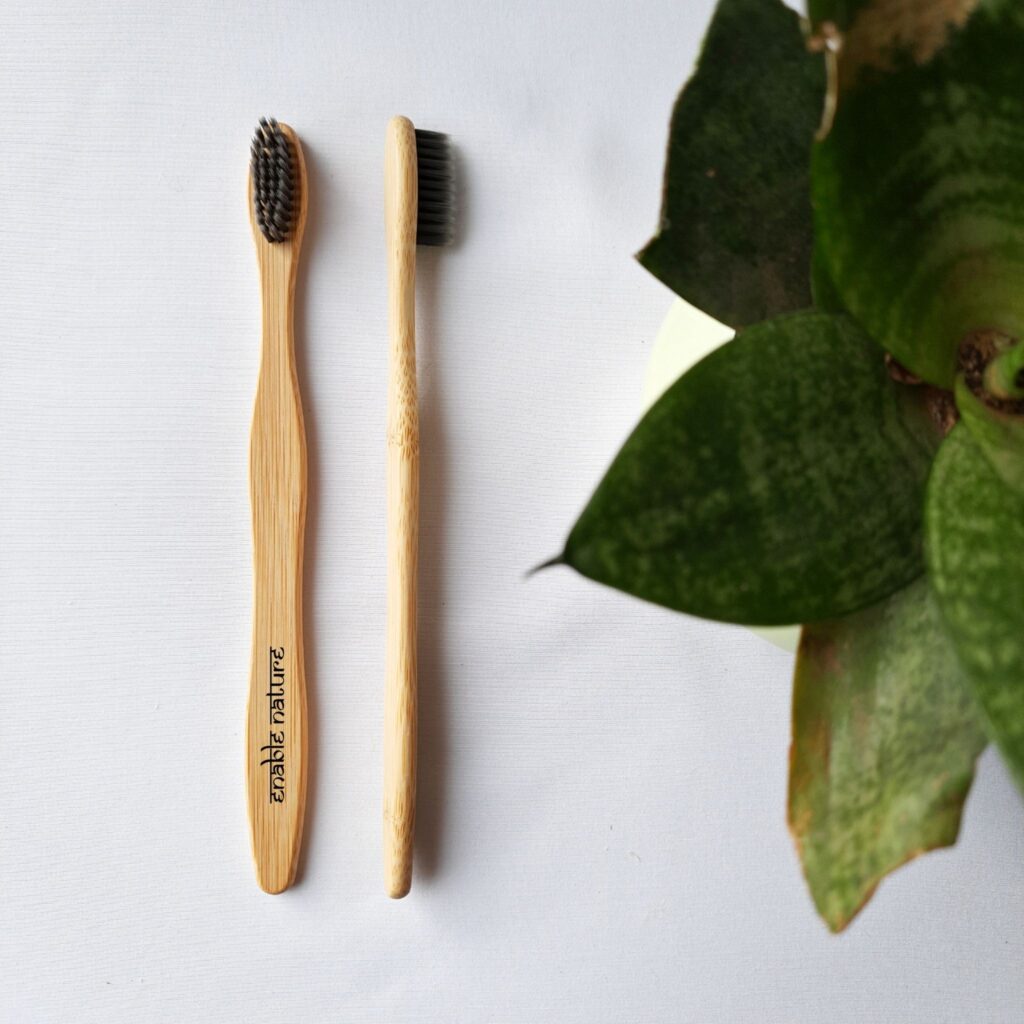 Bamboo Toothbrushes - Enable Nature