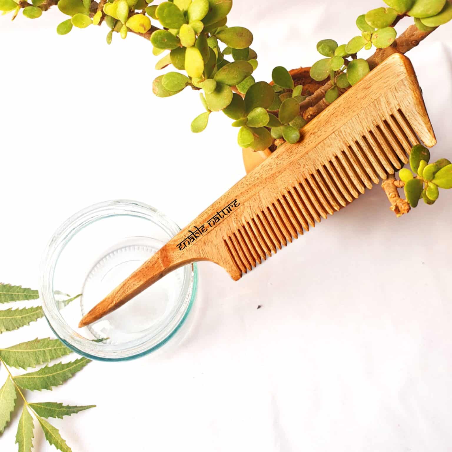 Neem Wooden Hair Styling Comb - Enable Nature